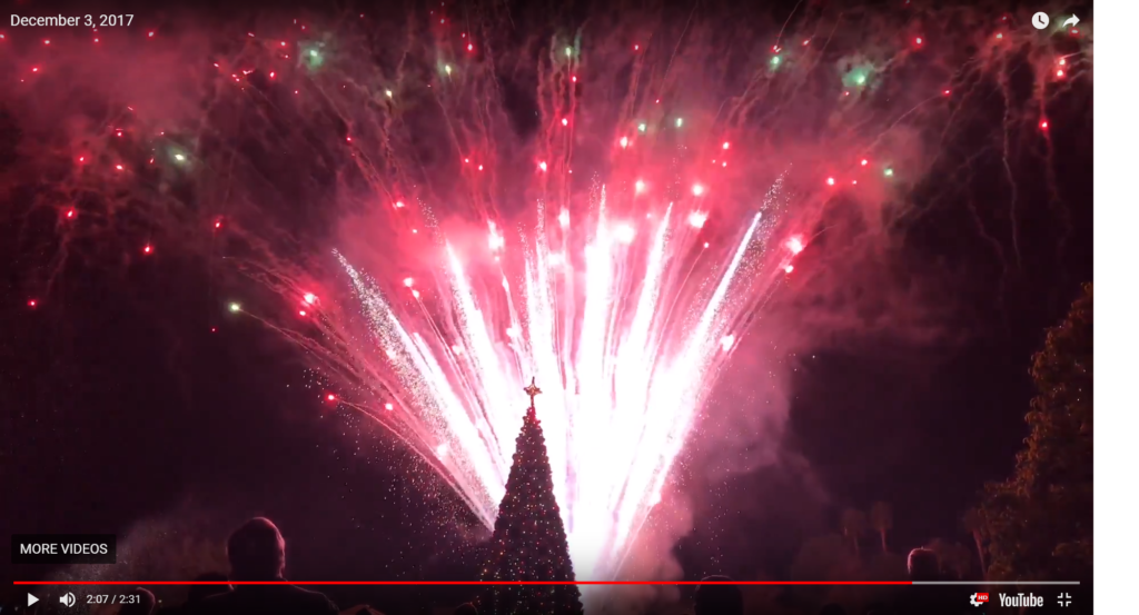 Pyro Spec spreads Christmas Cheer - Pyro Spectaculars by Souza